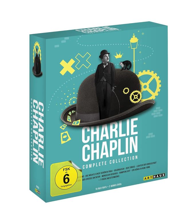 Charlie Chaplin / Complete Collection [12 Blu-ray] (Neu und ...