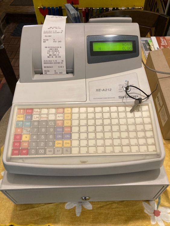 Registrierkasse Sharp XE-A212 (Gebraucht) in Erlenbach im Simmental ...