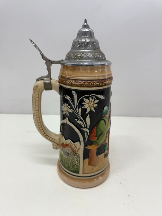 Alpenländischer Bierkrug mit Deckel EG 136 (Gebraucht) in Niederönz für ...