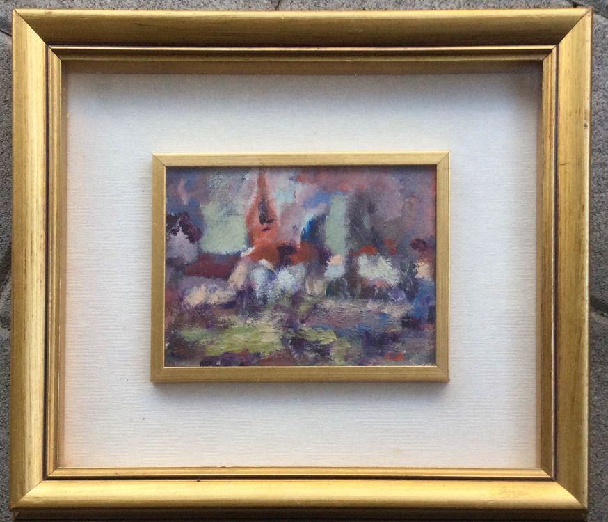 Luigi DIAMANTE (1904-1971) Abstrakte Gemälde Monogrammiert | Kaufen auf Ricardo