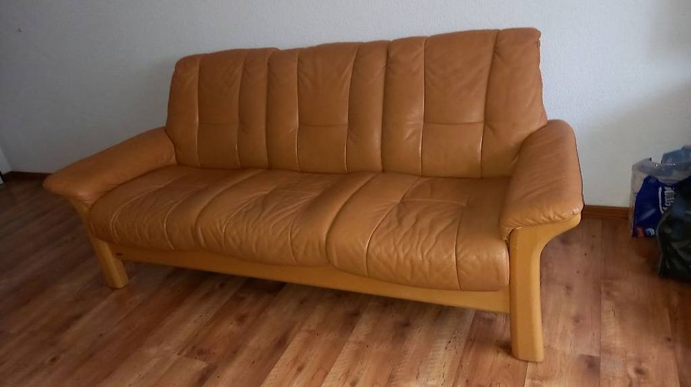 Ledersofa 2er und 3er (Gebraucht) in Luchsingen für CHF 50 – nur Abholung auf Ricardo kaufen