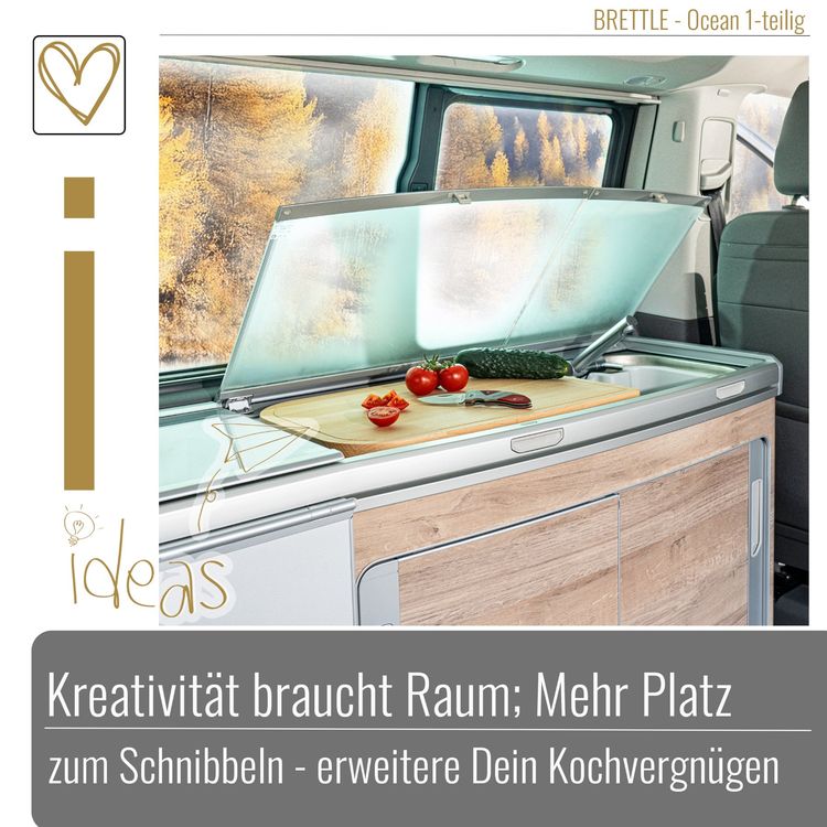 Schneidebrett T5/T6 T6.1 VW California Ocean & Coast Brettle (Neu und ...