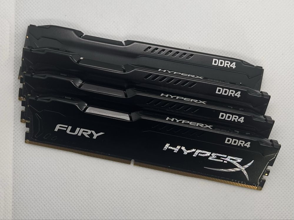 HyperX Fury 32GB (4x8GB) DDR4 RAM Kit 2400Mhz (Gebraucht) in ...