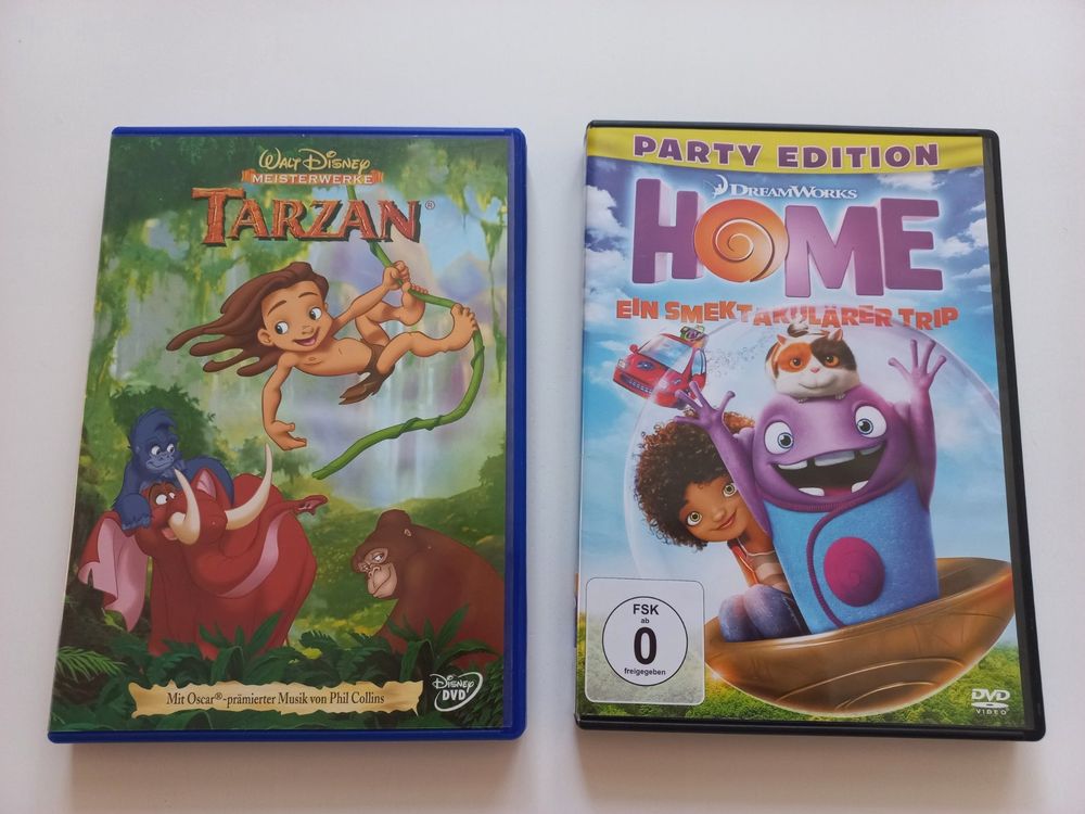 2 DVDs WaltDisney Tarzan&Home (Gebraucht) in Winterthur für CHF 4 – mit ...