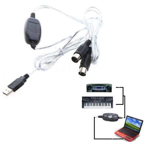 USB zu MIDI Konverter Converter Kabel PC (Neu und originalverpackt) in ...