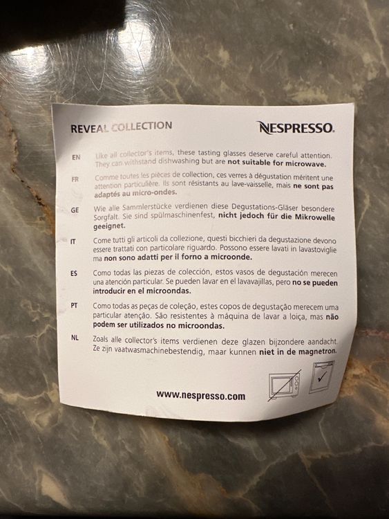 Nespresso x Riedel - Reveal Glässer für espresso (Gebraucht) in ...