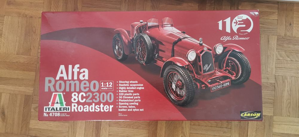 Italeri échelle 1/12 Alfa Romeo 8C 2300 Roadster (1931 -33) (Gebraucht) in Vésenaz für CHF 69 ...