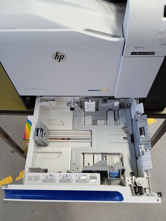 HP LaserJet 500 color M551 (gebraucht) mit 2x neuen Toner (Defekt) in ...