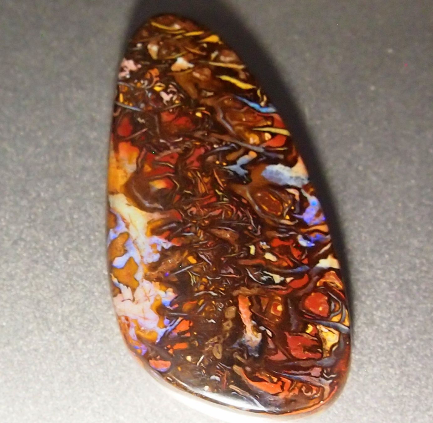 🔥 Boulder Opal Edelstein, vielen Funken & Farbenmusterni! (Neu und ...