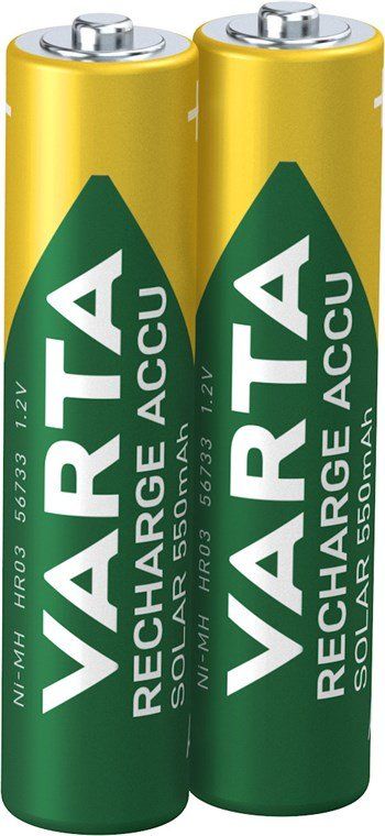 VARTA AAA Solar Akku 550mAh NiMH – 6er Set HR03 (Neu und ...