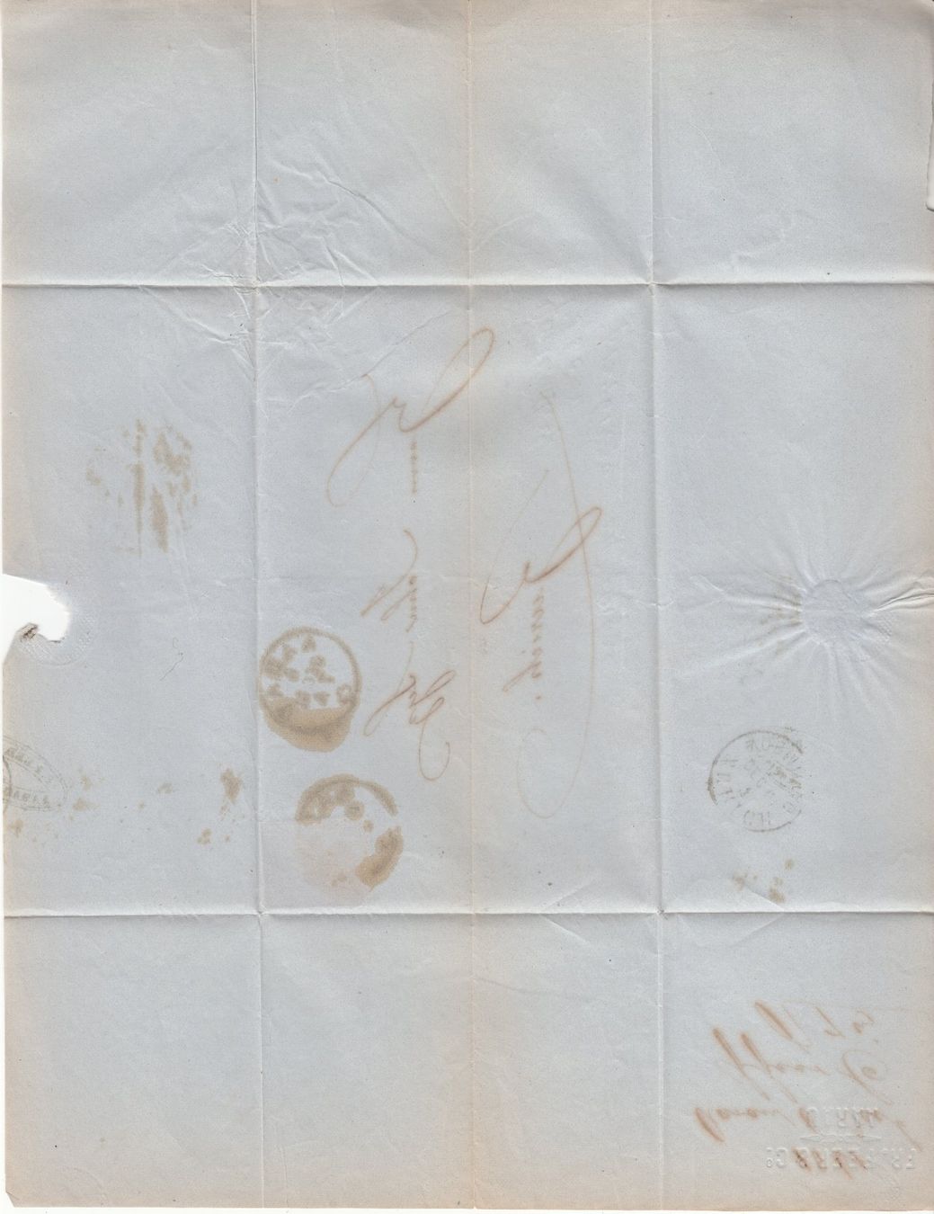 SBK 24B4 (24G) auf Faltbrief Aarau-Zürich (Gebraucht) in Bürglen TG für ...