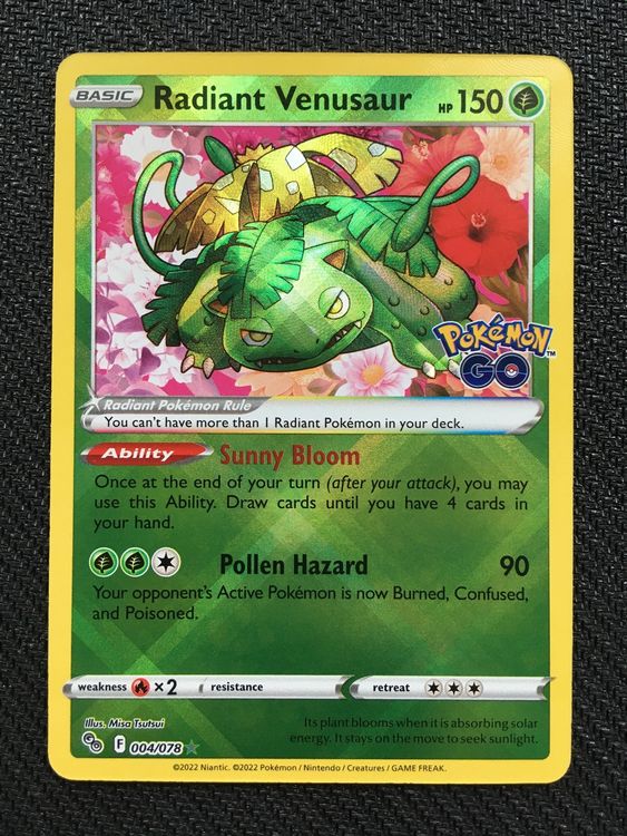 Pokémon GO 004/078 Radiant Venusaur -EN- | Kaufen auf Ricardo