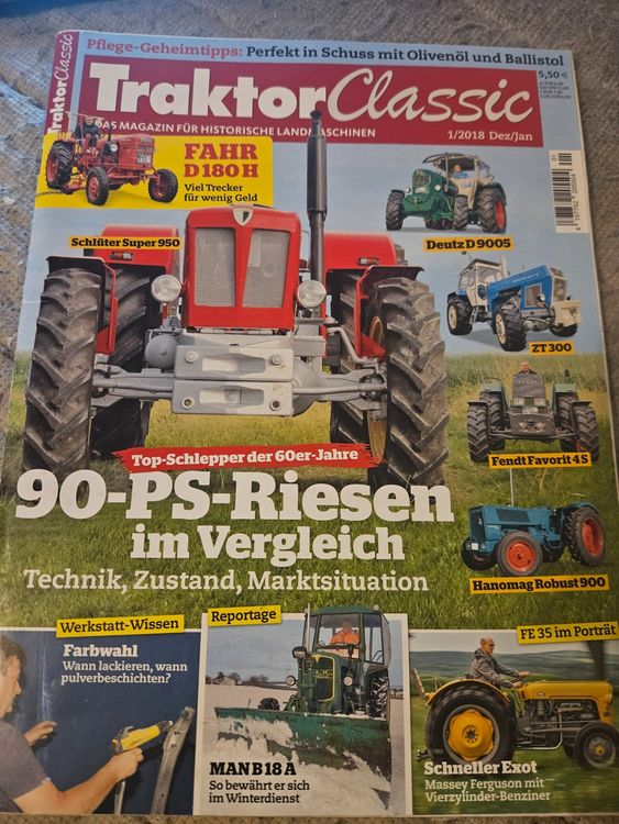 Traktor Classic 1/18 Fendt Deutz Hanomag Massey Fahr MAN xa | Kaufen auf Ricardo