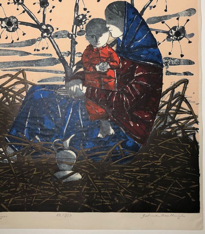 Max Hunziker Lithographie Handsigniert (Gebraucht) in Root für CHF 45 – mit Lieferung auf ...