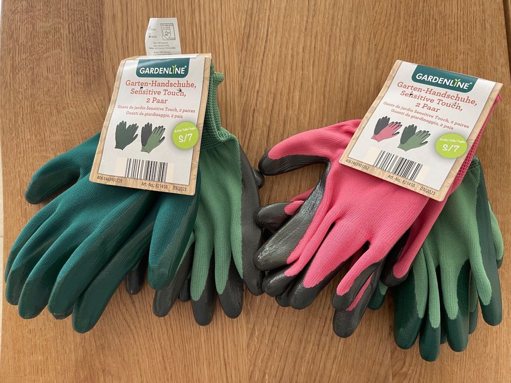 Gartenhandschuhe Sensitive Touch Gr. S/7 (Neu und originalverpackt) in ...