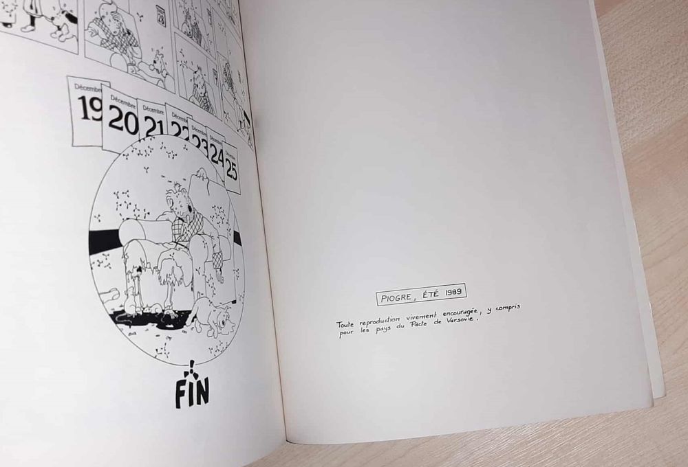 Rare album Tintin (Pastiche / Parodie pirate) 1989 (D'occasion) à Bulle ...