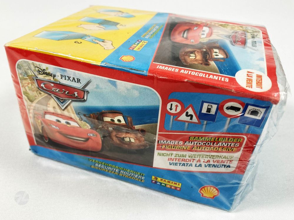 Panini Cars Sticker Box 100 Packs Movie Pixar Shell Stickers | Kaufen ...