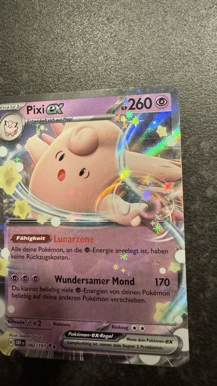 Pixi EX - Top Zustand! Seltene Pokémon Karte aus 2023! (Neu (gemäss ...