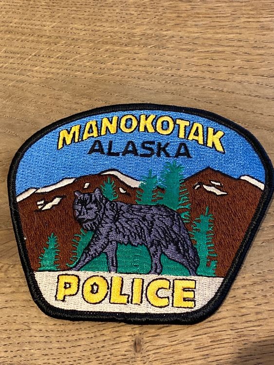 Patch Police Alaska Monokotak mit Wolf (Neu (gemäss Beschreibung)) in ...