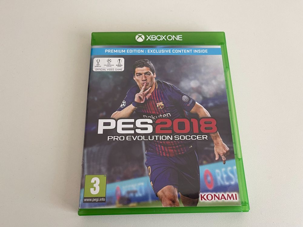 Pro Evolution Soccer 2018 PES 2018, Xbox One, Xbox Series X (Neu ...