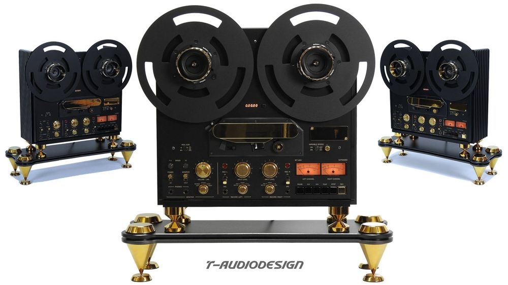 TRII pure black gold edition, based on ReVox B77 MKII (Neu (gemäss ...