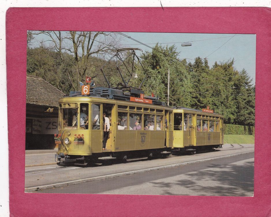 Zürich beim Zoo Tram Goldtimer Leutwiler Karte (Gebraucht) in Herisau ...