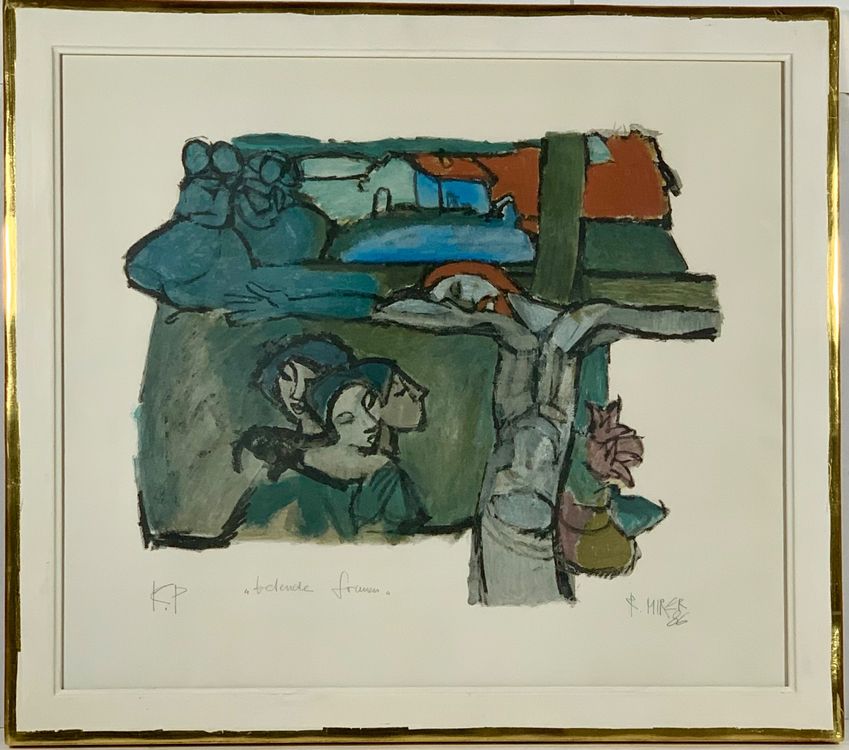 Rudolf Mirer (1937)grosses Lithographie Handsigniert (Gebraucht) in Root für CHF 355 – mit ...