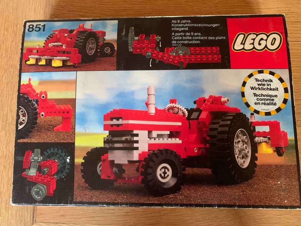 Lego Technic 851, Traktor selten, schön, 100% kompl. ab 1.00 (Gebraucht ...
