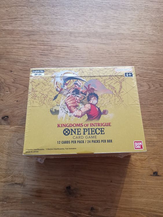 One Piece TCG / OP-04 Kingdoms of Intrigue Booster Box / OVP | Kaufen auf Ricardo