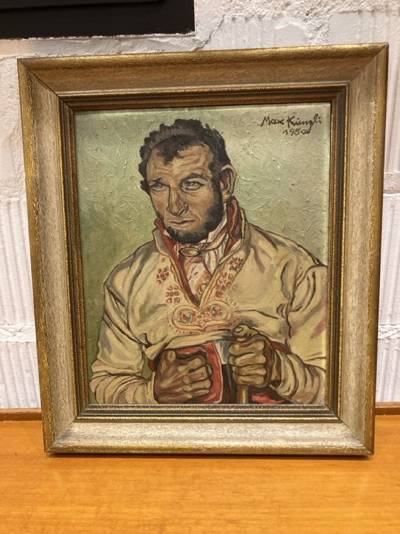 Tableau Max Künzli 1950, Art Suisse, Vintage, Collection (D'occasion) à ...
