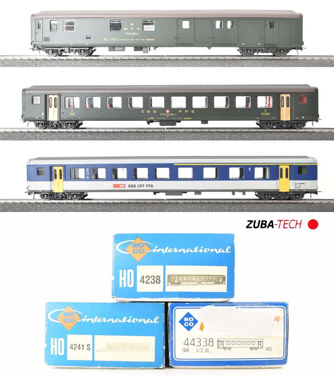 Roco 3x EW II Personenwagen SBB H0 GS mit OVP | Kaufen auf Ricardo