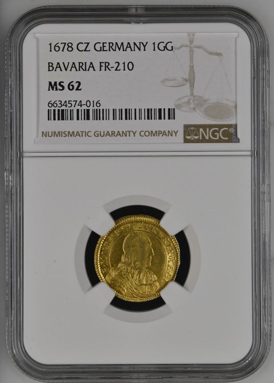 MS62 Goldgulden 1678 Bavaria - Ferdinand Maria (Gebraucht) in Meyrin für CHF 1500 – mit ...
