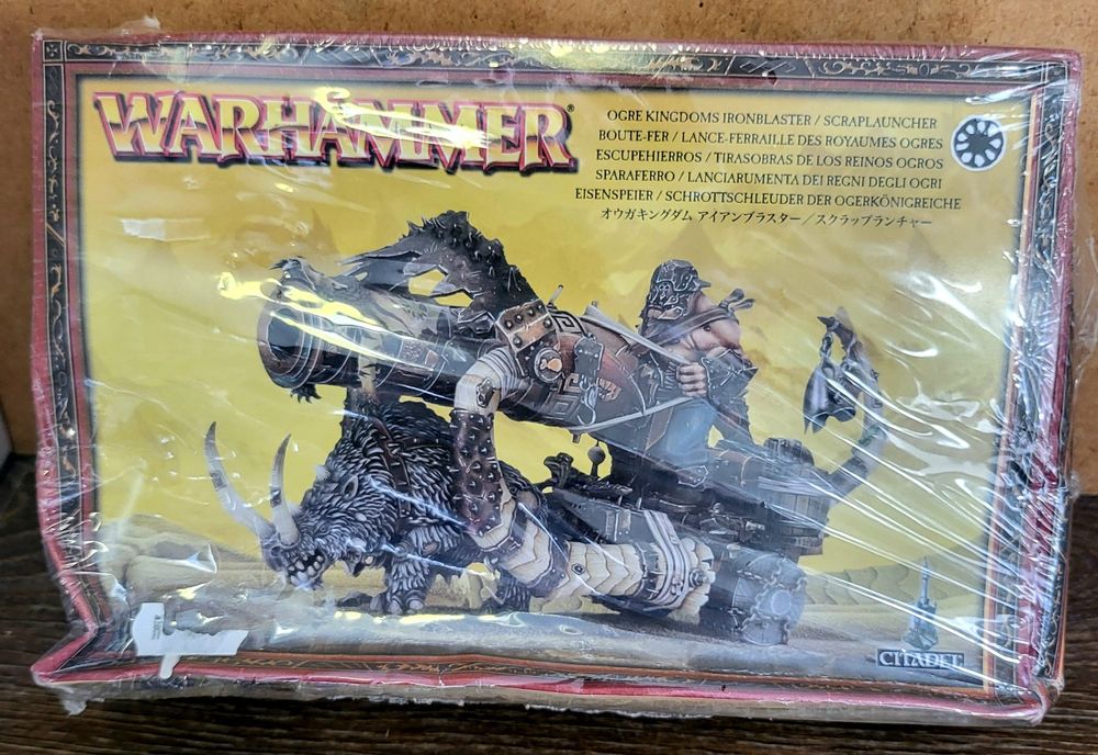 Warhammer Ogre Kingdom Ironblaster Scraplauncher OVP (Neu (gemäss ...