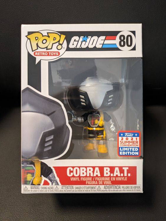 Funko Pop! Retro Toys - G.I.JOE - Cobra B.A.T. #80 (Neu und ...