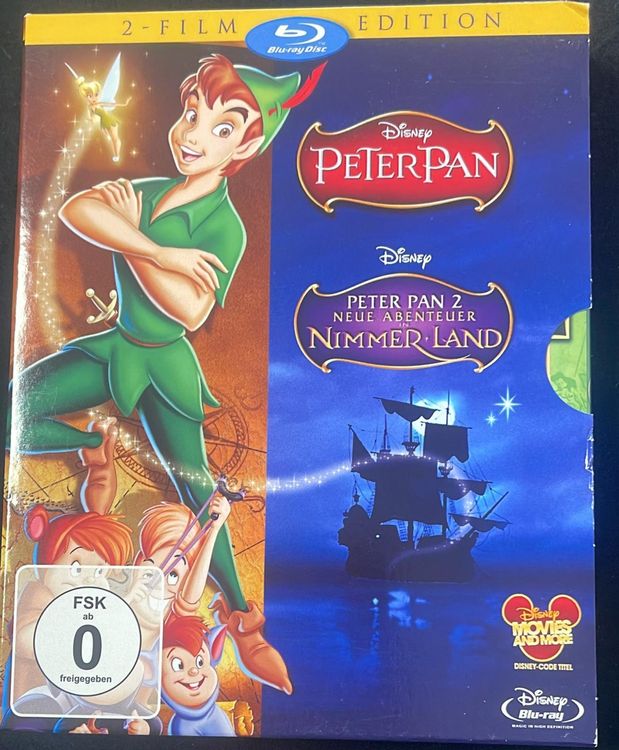 PETER PAN&PETER PAN 2 NEU ABENTEUER IN NIMMER LAND BLU-RAY (Gebraucht ...