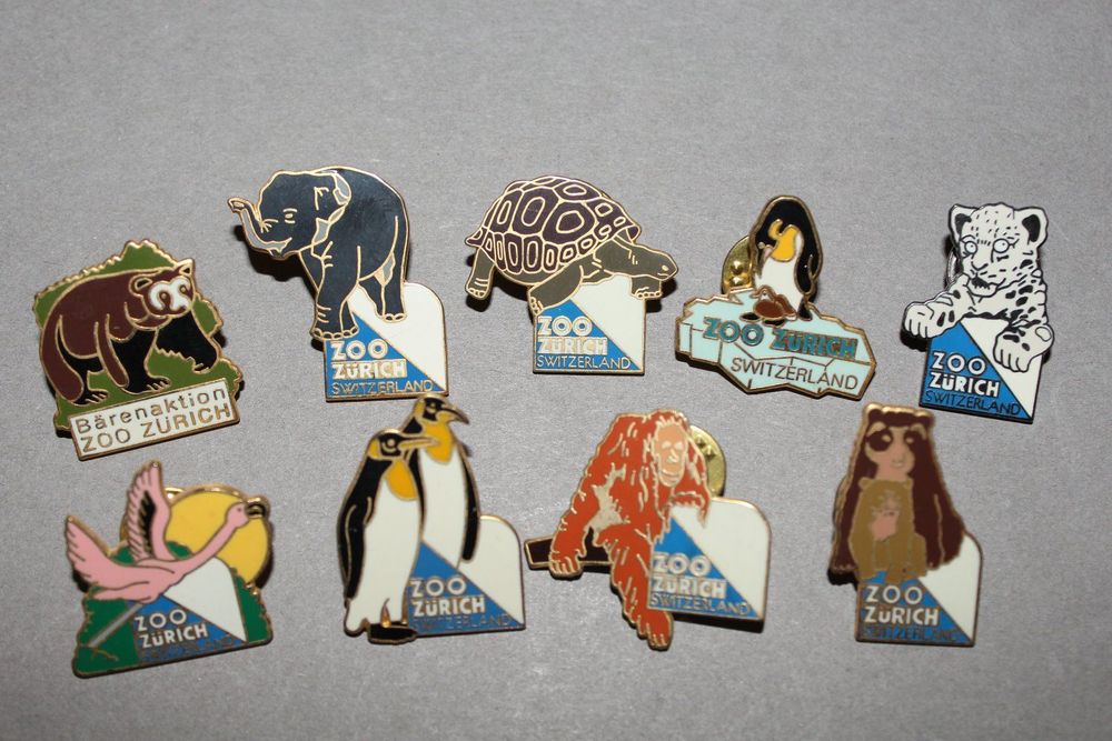 9 Pins Zoo Zürich (Gebraucht) in Kriens für CHF 4.9 – mit Lieferung auf ...