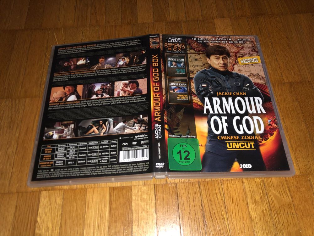 Armour of God - BOX - 3 DVD-S - UNCUT | Kaufen auf Ricardo