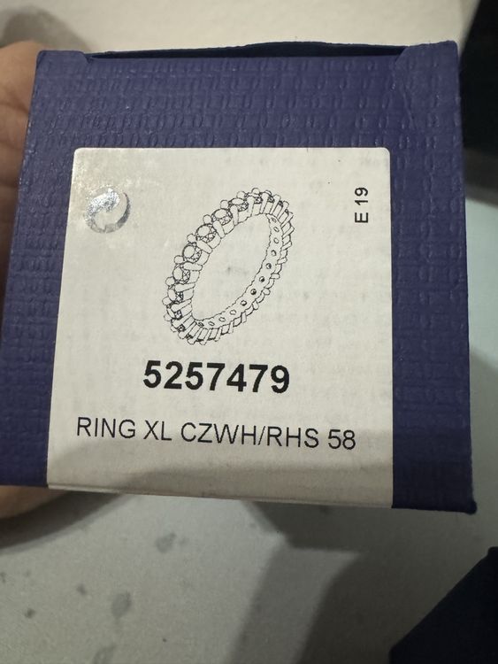Anello Swarovski Eternity Ring XL CZWH/RHS 58💎💍 (Nuovo e nell ...