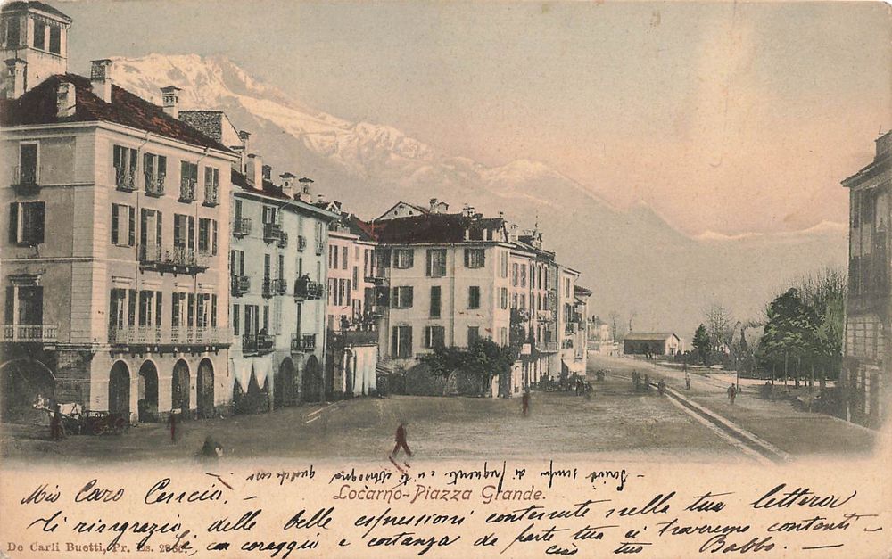 Locarno piazza grande 1901 (Gebraucht) in Biasca für CHF 9 – mit ...
