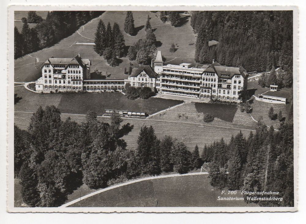 WALENSTADT Fliegeraufnahme Sanatorium Walenstadtberg (Gebraucht) in Jona für CHF 9.9 – mit ...