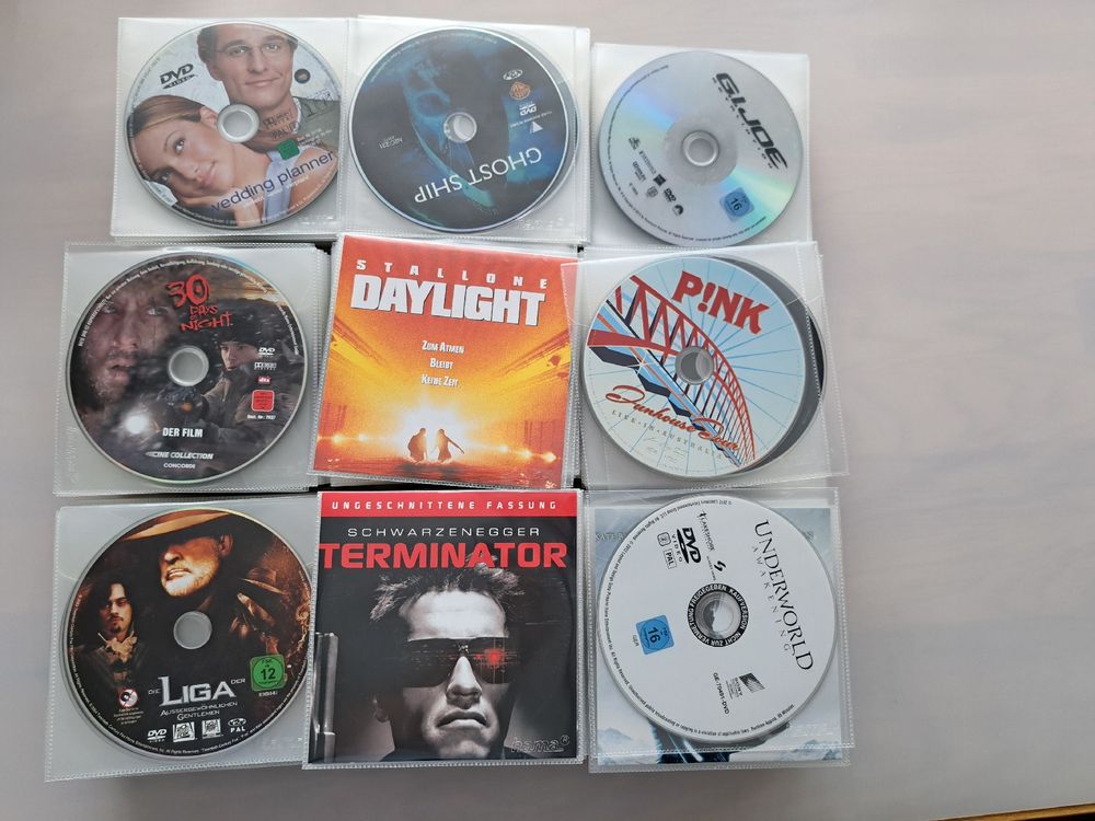 DVD Sammlung - Transporter, Ghost, Terminator, uvm. (Gebraucht) in ...