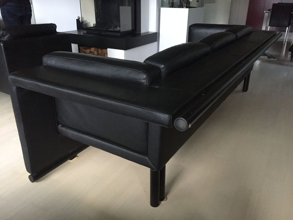 deSede Sofa DS 106/03, Design Paolo Piva, Leder schwarz (Gebraucht) in ...
