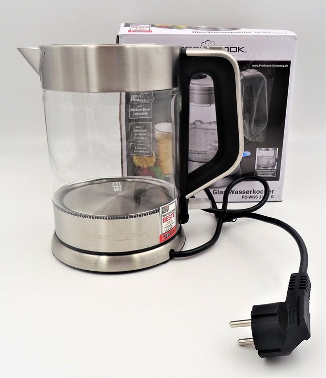 PROFI COOK Wasserkocher (1.5 Liter) (Neu (gemäss Beschreibung)) in ...