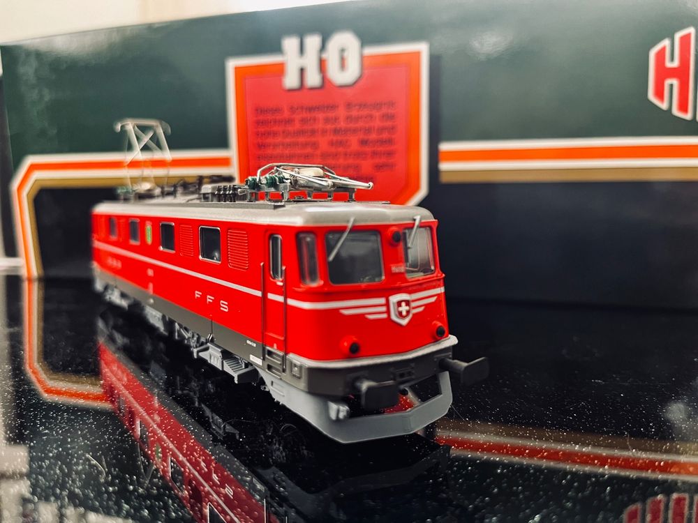 HAG H0 Ae 6/6 rot, Kantonslok „St. Gallen“ ~AC (Neuf (Voir description ...