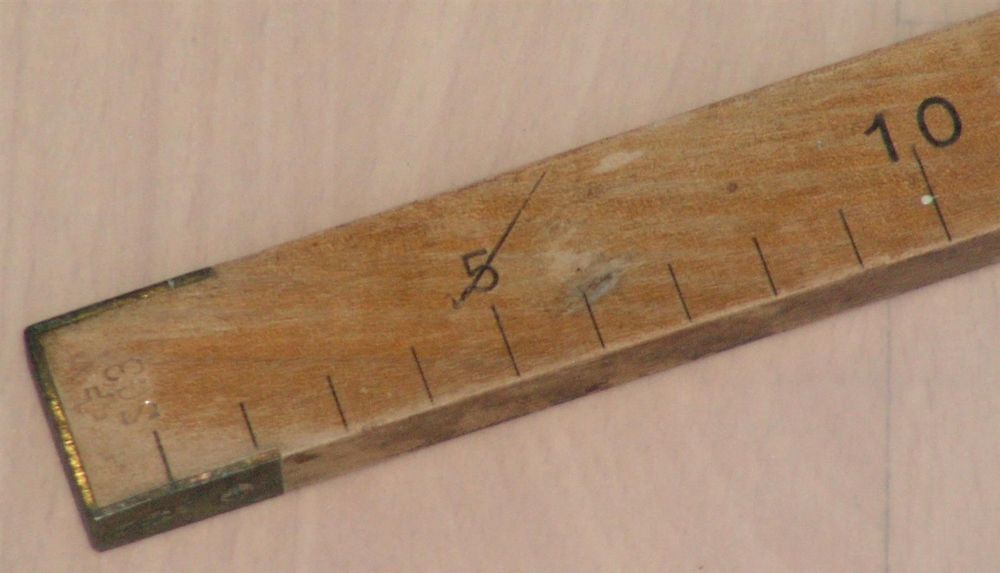 Holzlineal / Meterstab antik, 1 Meter (Antik) in Oberriet SG für CHF 16 ...