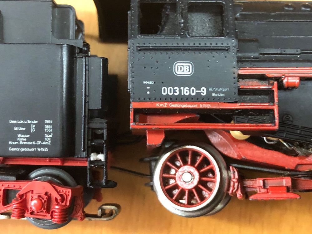 Märklin 3085 Lok mit Tender, BR 003 der DB, mit Raucheinsatz (Gebraucht) in Hinwil für CHF 52 ...