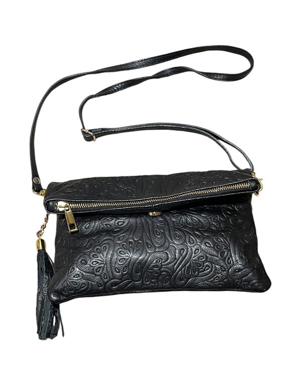 DESIGNER ITALY TASCHE ECHT LEDER SCHWARZ TRAUM DESIGN (Gebraucht) in ...