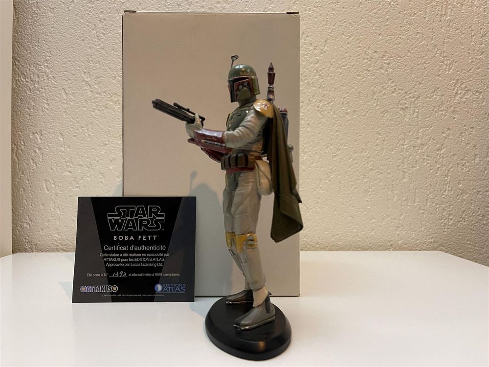 Star Wars Attakus Boba Fett 1:10 Statue Rare (Neu (gemäss Beschreibung ...