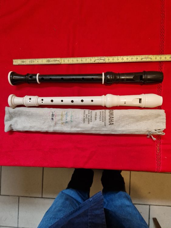 Flûtes à bec Yamaha soprano et basse, lot idéal débutant! (D'occasion ...