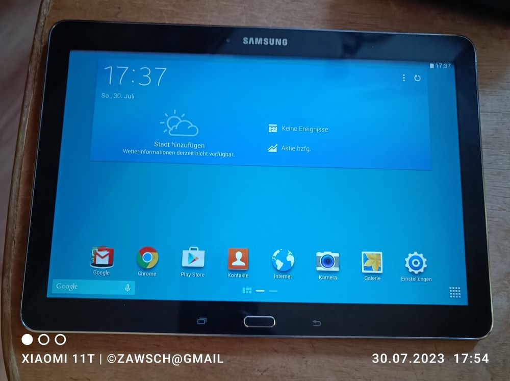 Altes Samsung Tablet SM T520 (Gebraucht) in Horgen für CHF 25 – mit ...